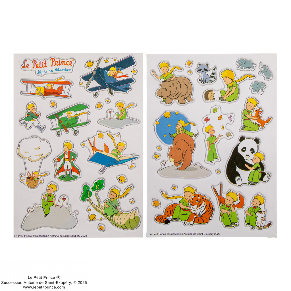 The Little Prince Puffy Stickers | Le Petit Prince | Cinereplicas ...
