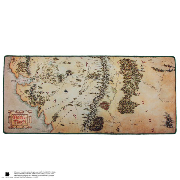 Middle Earth Map Desk Mat | Lord of the Rings | Cinereplicas ...