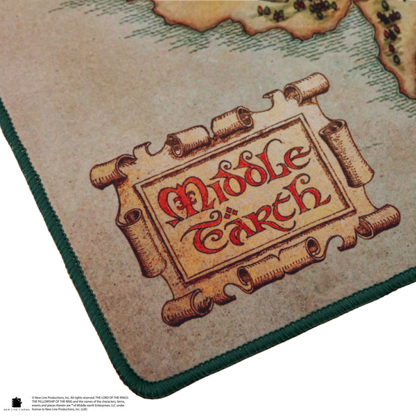 Middle Earth Map Desk Mat | Lord of the Rings | Cinereplicas ...
