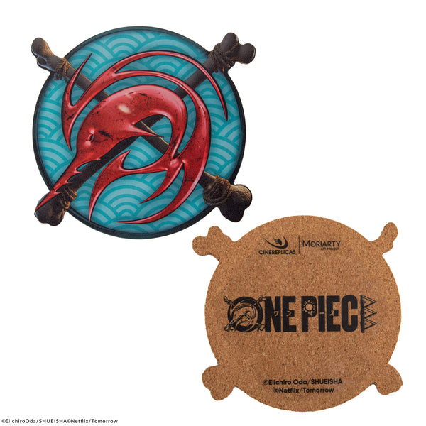 Set of 4 One Piece Characters #1 Coasters | Cinereplicas – Cinereplicas USA