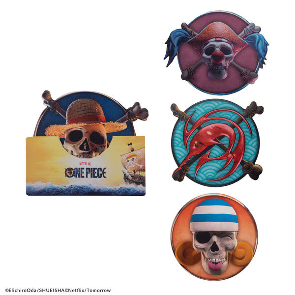 Set of 4 One Piece Characters #1 Coasters | Cinereplicas – Cinereplicas USA