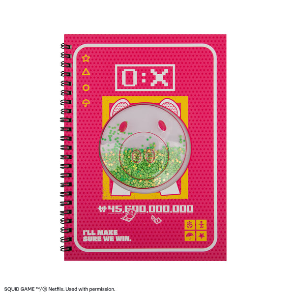 Piggy Bank Hardcover Notebook | Squid Game | Cinereplicas ...