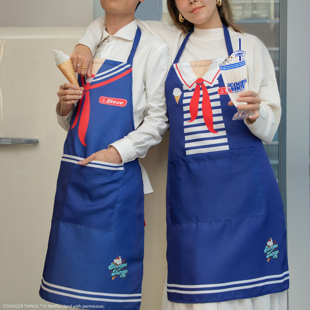 Scoops Ahoy Steve Apron | Stranger Things | Cinereplicas – Cinereplicas USA