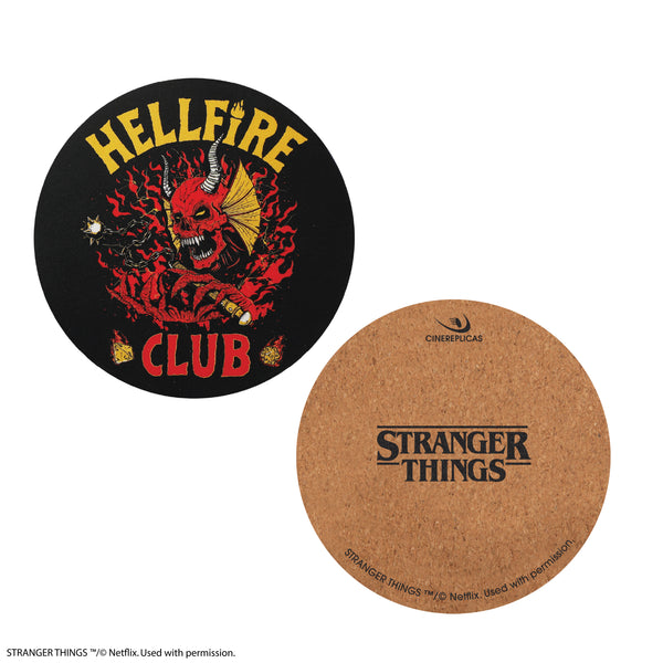 Set of 4 Hellfire Club Coasters | Stranger Things | Cinereplicas ...