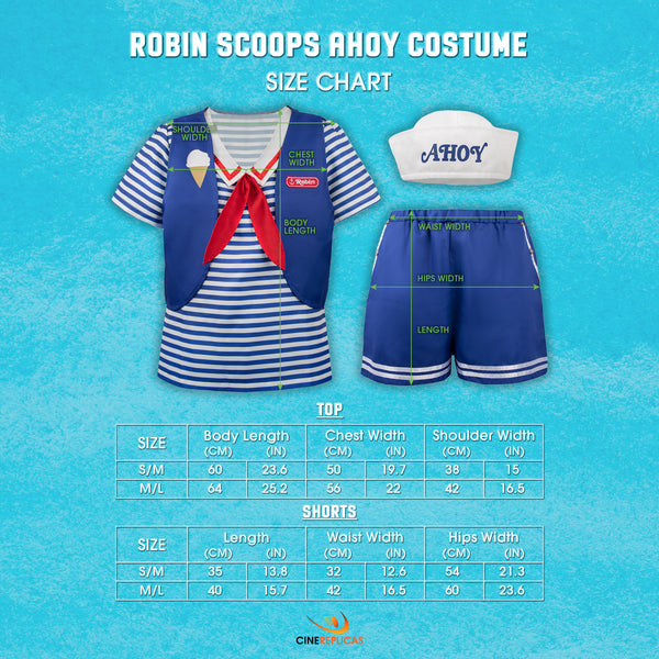 Scoops Ahoy Robin Costume | Stranger Things | Cinereplicas ...
