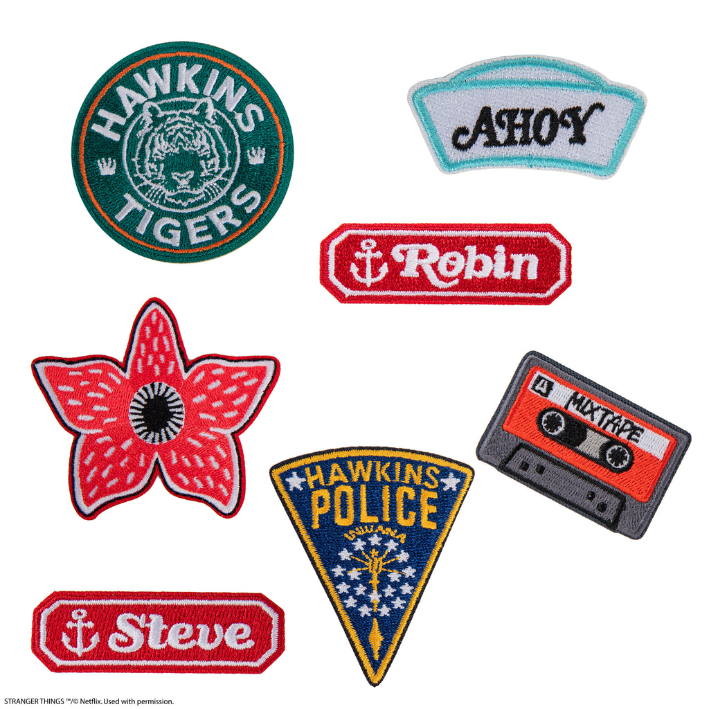 Stranger Things Patches Set of 7 | Stranger Things | Cinereplicas – Cinereplicas USA