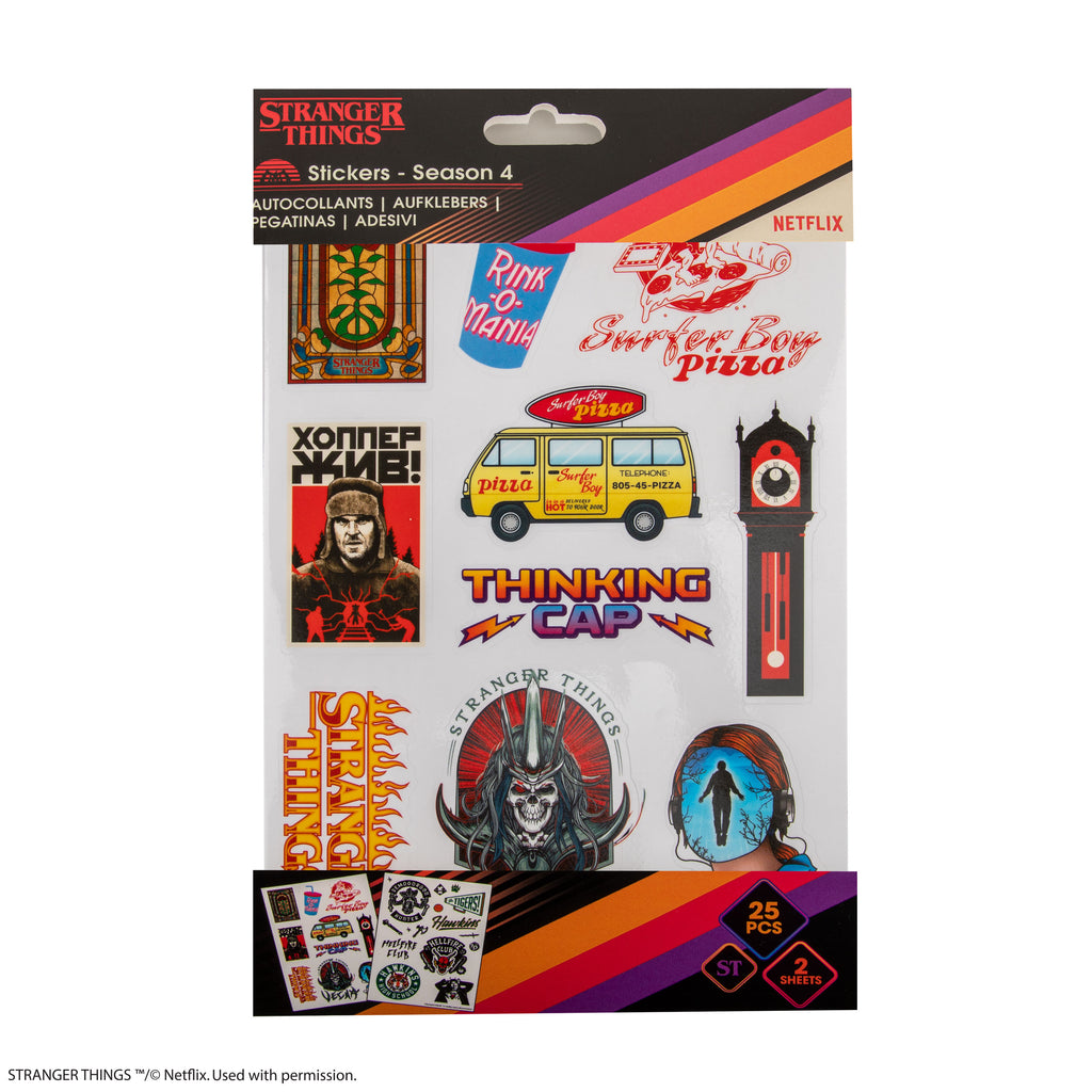Stranger Things Season 4 Stickers | Stranger Things | Cinereplicas ...