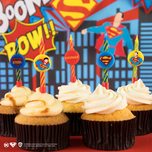 Superman Birthday Candles (Set of 10) | DC Comics | Cinereplicas ...