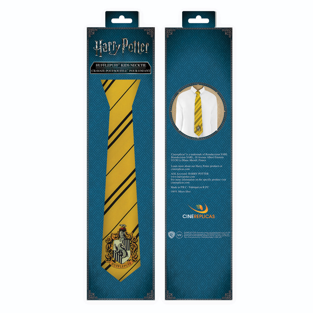 Kids Hufflepuff Classic Tie | Harry Potter | Cinereplicas ...