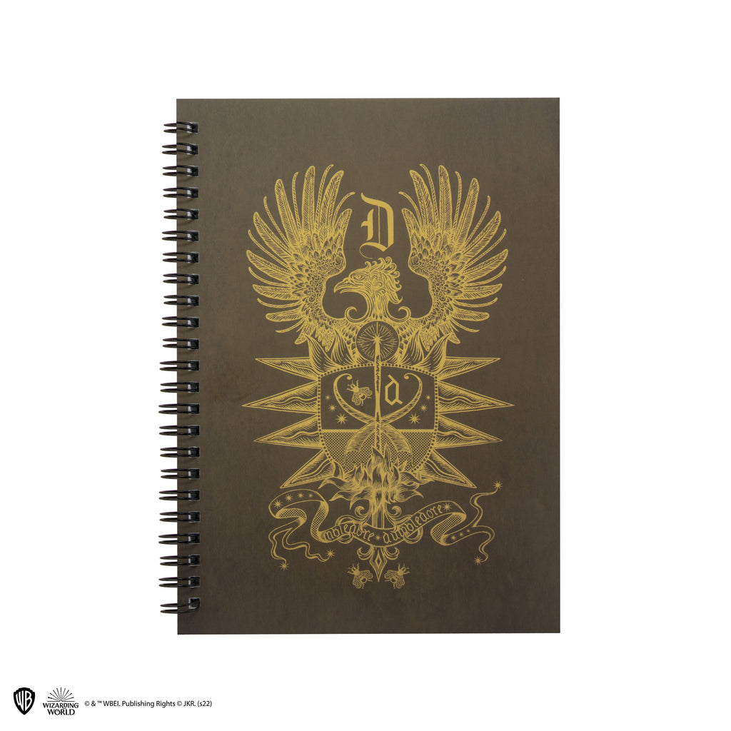 Dumbledore Family Crest Notebook | Fantastic Beasts | Cinereplicas ...