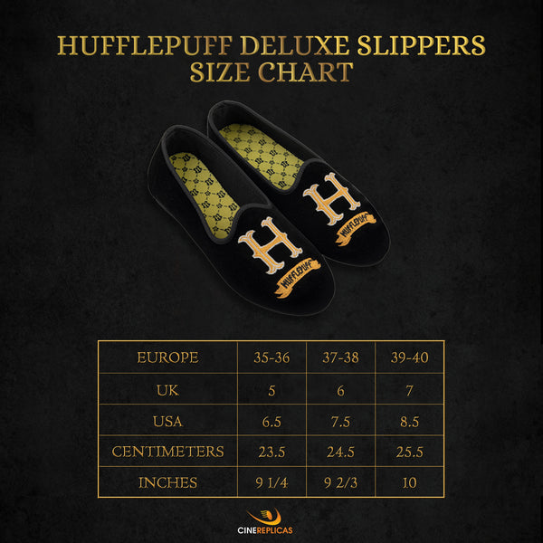 Hufflepuff Deluxe Slippers – Cinereplicas USA