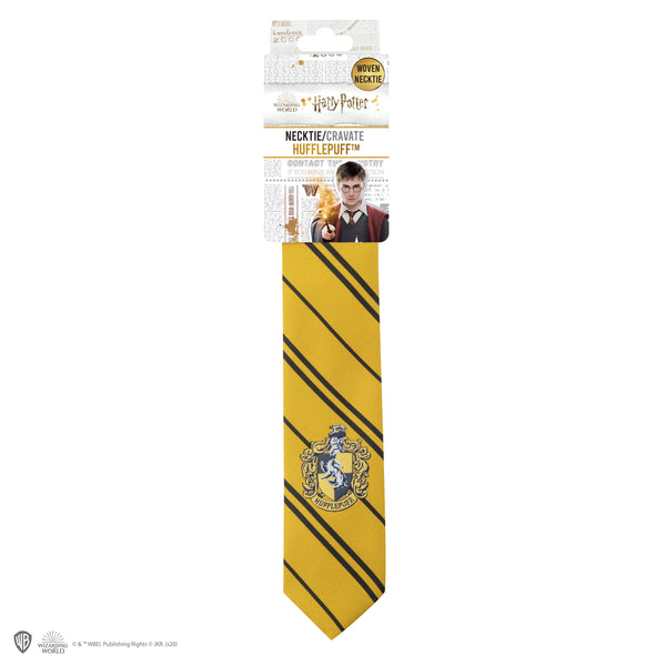 Adults Hufflepuff Woven Necktie | Harry Potter | Cinereplicas ...